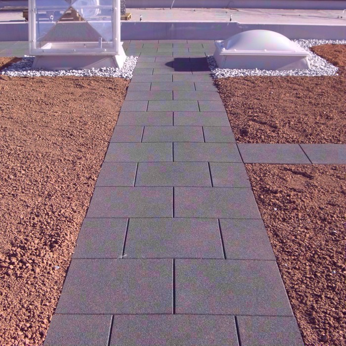 UniSoft Gummifliese grau | Effektiver Fallschutz